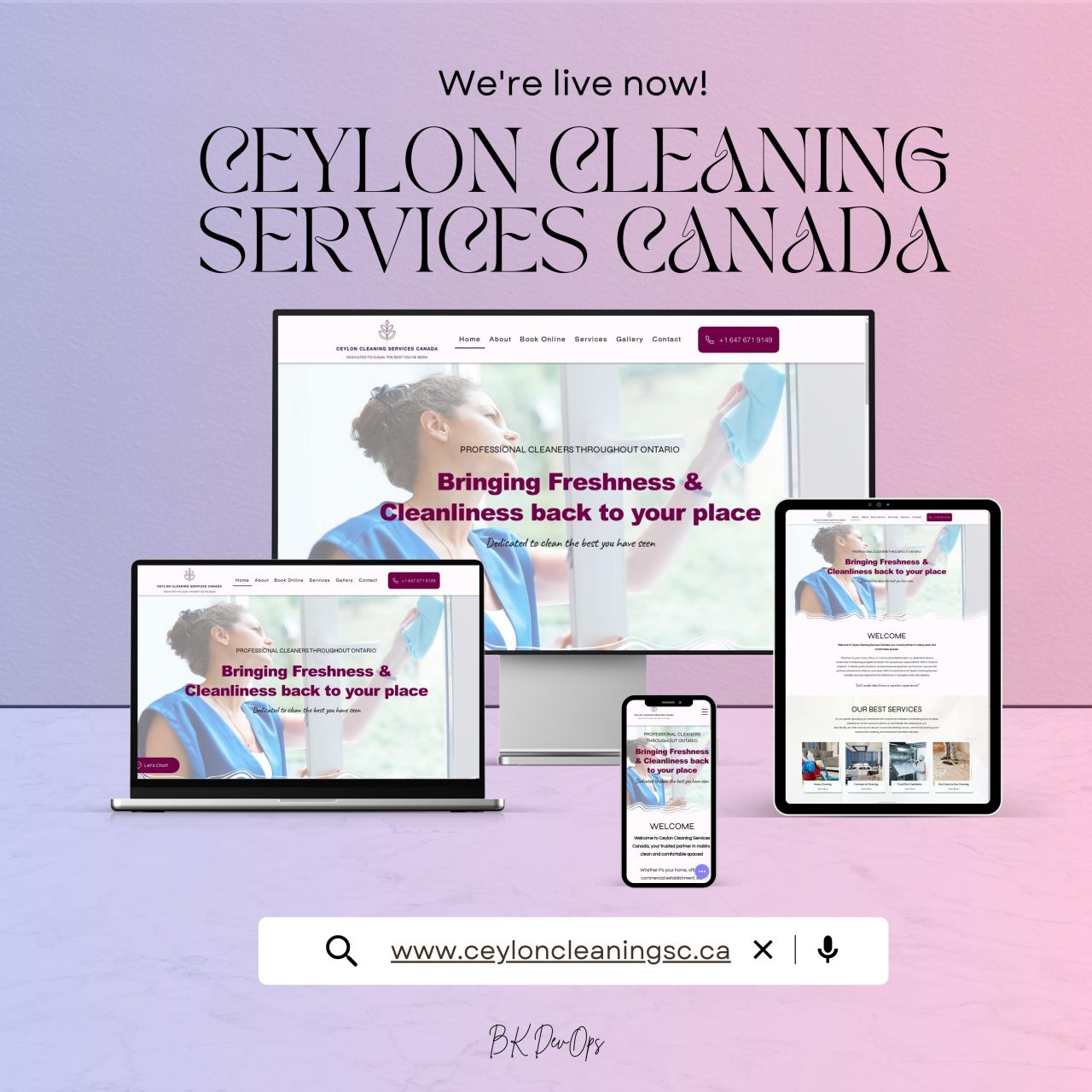 Ceylon Cleaning Services Canada Bk Devops